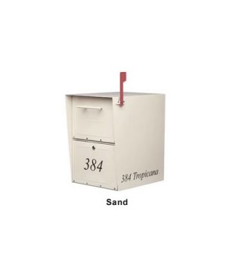 Oasis: Large Quad Post Mount Locking Mailbox - Go Mailboxes
