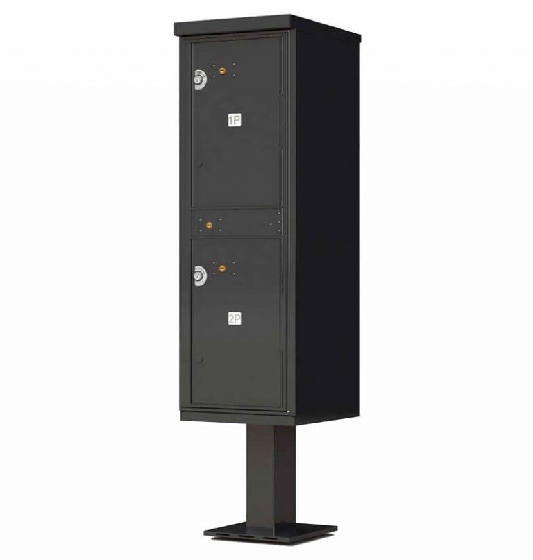 2 – Door Florence Outdoor Parcel Locker with Pedestal USPS Approved ...