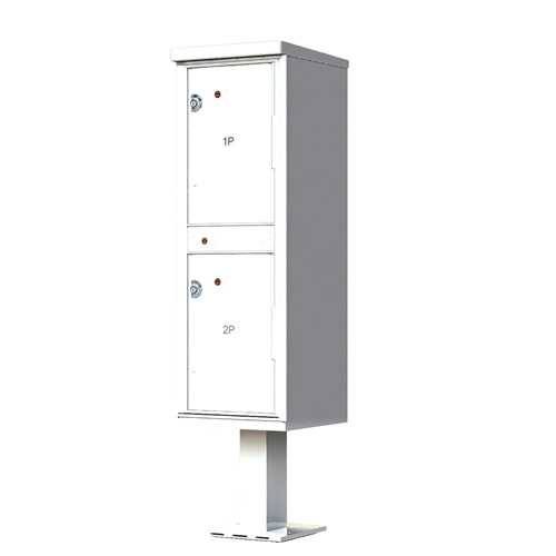 2 – Door Florence Outdoor Parcel Locker with Pedestal USPS Approved ...